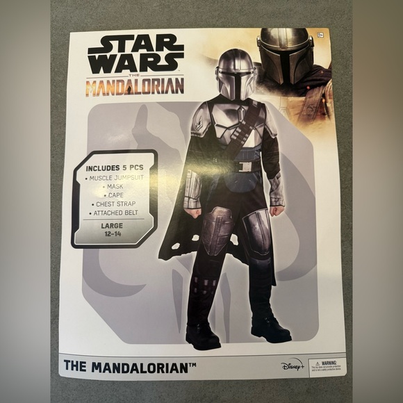 Disney | Costumes | Mandalorian Boy Muscle Halloween Costume | Poshmark